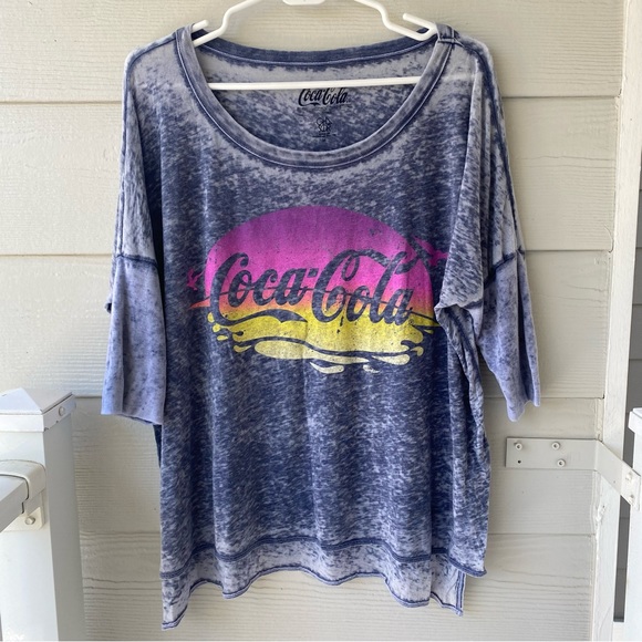 Chaser | Tops | Chaser Coca Cola Logo Tee Shirt | Poshmark